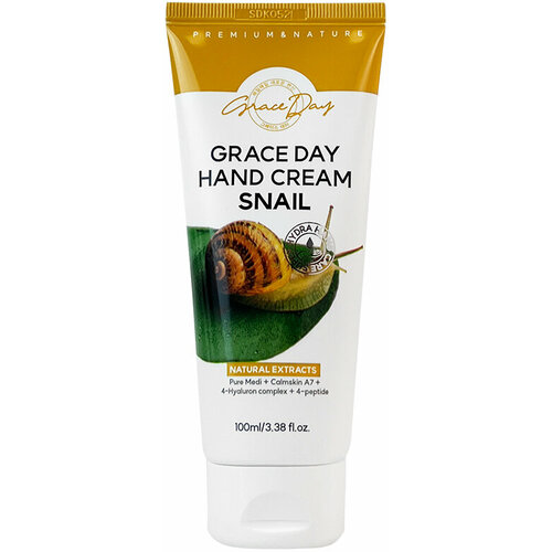 Grace Day~Восстанавливающий крем для рук с муцином улитки~Hand Cream Snail