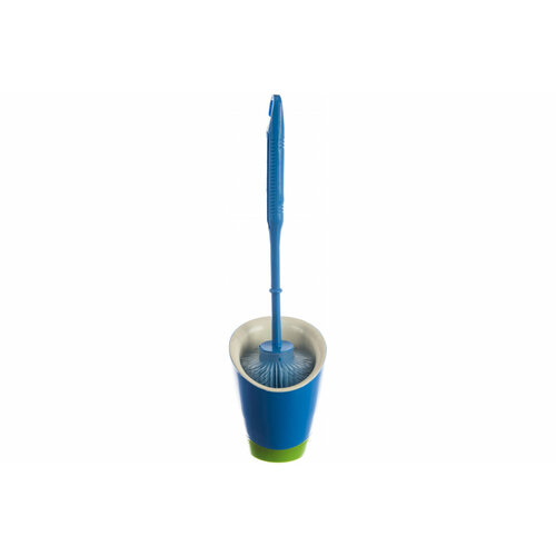 Ершик для унитаза Ledeme напольный, пластик, синий L908-1