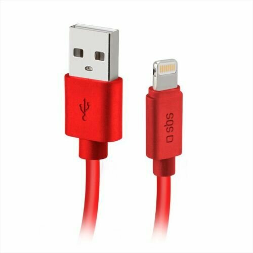 Sbs-mobile SBS Mobile Кабель Lightning USB Polo Collection 1 м, красный