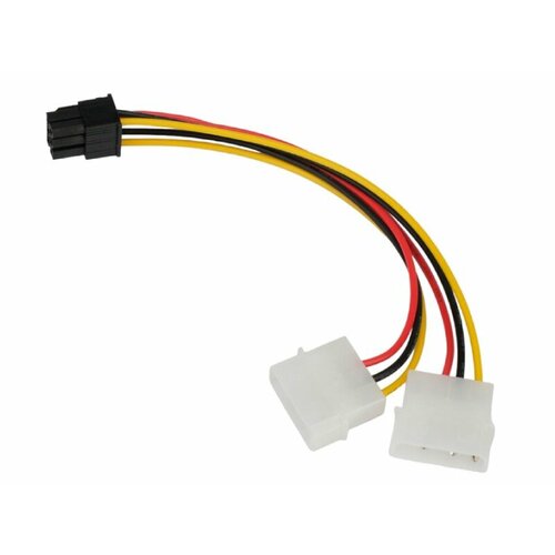 Аксессуар Gembird Cablexpert Molex - PCIe 6pin 15cm CC-PSU-63-15CM