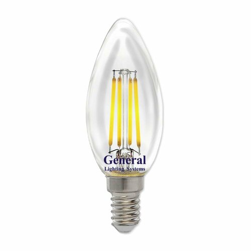 Светодиодная лампа General Lighting Systems FIL диммируемая, свеча CS-8W-E14 686800