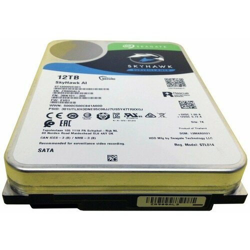 Жесткий диск Seagate Original SATA-III/12Tb/3.5 (ST12000VE001)