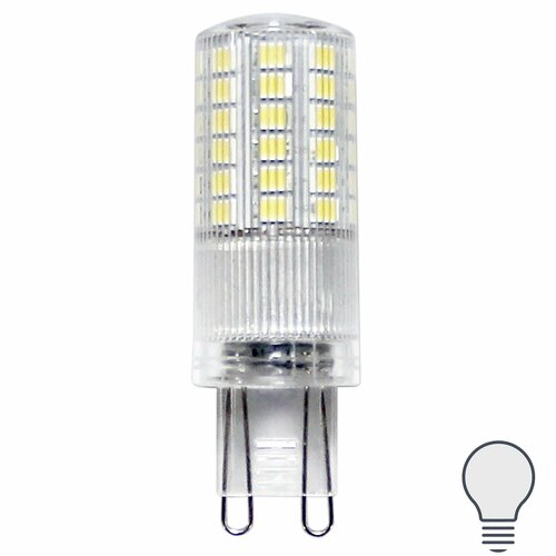 Лампа светодиодная Lexman G9 170-240 В 5 Вт прозрачная 600 лм нейтральный белый свет. Набор из 2 шт.