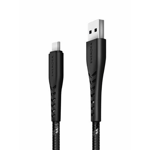 EnergEA Кабель NyloFlex USB-A to USB-C 3A Black 3.0m