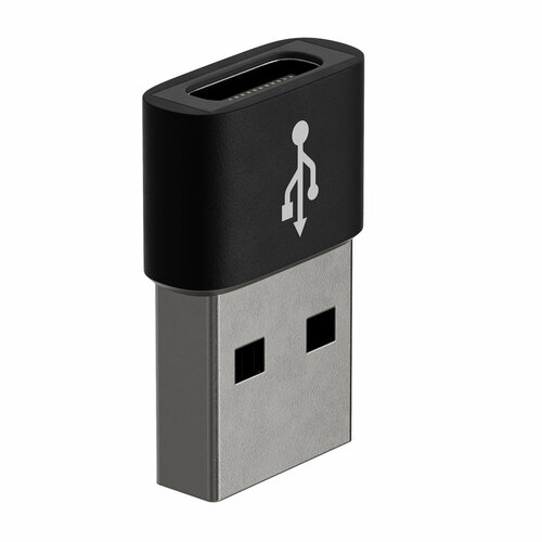 Адаптер переходник USB (M) - Type-C (F) GSMIN A62 (Черный)