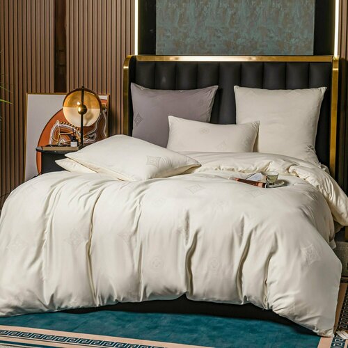 Комплект постельного белья Ситрейд Жаккард, 2-х спальный, пододеяльник 180x215, простынь на резинке 160x200x25, наволочки 70x70 GCR00327716025