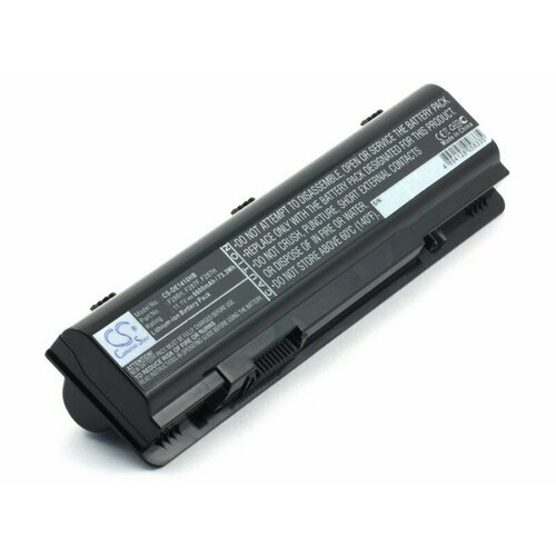 Аккумуляторная батарея усиленная для ноутбука Dell G069H (6600mAh)