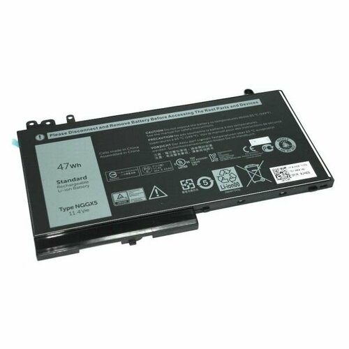 Аккумулятор NGGX5 для ноутбука Dell Latitude 12 E5270 11.4V 47Wh (4100mAh) черный