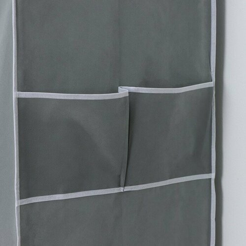 LaDо́m Шкаф тканевый каркасный, складной LaDо́m, 125×45×168 см, цвет серый