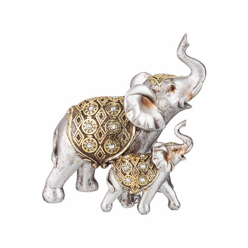 Фигурка декоративная Lefard Слоны, 17,5x10,5x18,6 см