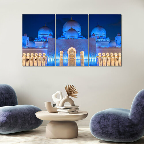 Модульная картина/Модульная картина на холсте/Модульная картина в спальню/Модульная картина в подарок - Дворец шейха 150х80