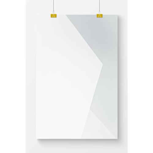 Постер для интерьера Postermarkt Белая архитектура минимализм #8, постер на стену 60х90 см в тубусе, настенный декор для дома