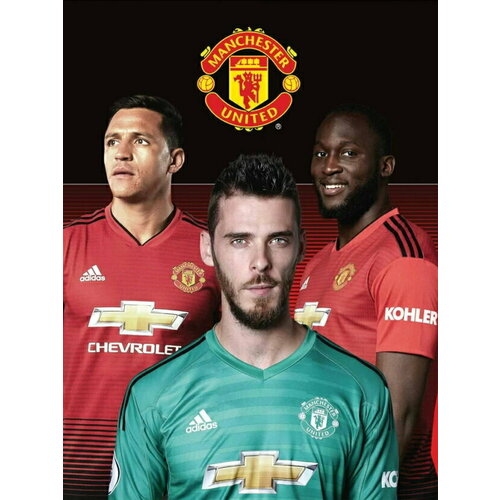 Плакат, постер на бумаге Manchester United/Манчестер Юнайтед/спорт. Размер 42 х 60 см