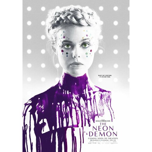 Плакат, постер на холсте Неоновый демон (The Neon Demon, 2016г). Размер 30 х 42 см