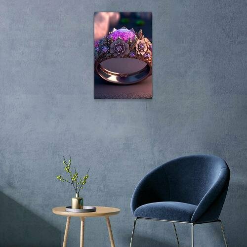 Картина на холсте 40x60 Альянс Лес "Волшебное кольцо, арт 3" на подрамнике / интерьер/ декор
