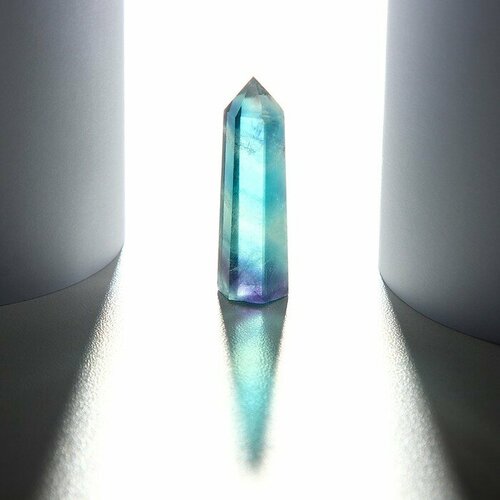 Кристалл из натурального камня «Фиолетовый флюорит», высота: от 3 до 4 см