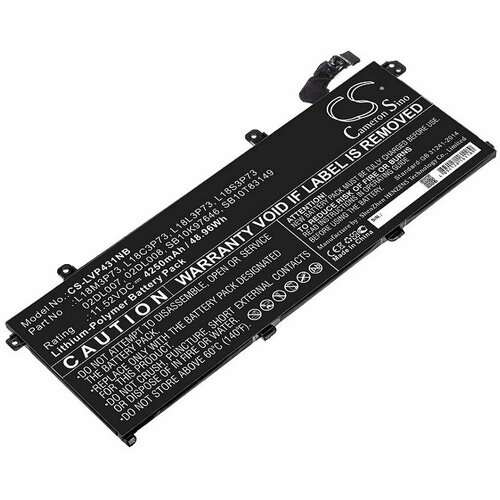 Аккумуляторная батарея для ноутбука Lenovo L18S3P73 11.52V (4250mAh)
