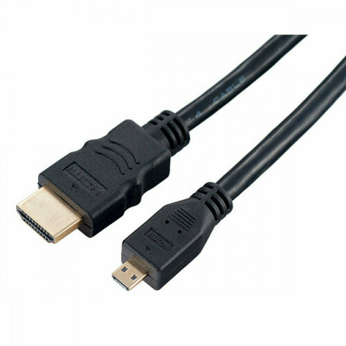 PERFEO, Кабель, HDMI A вилка - HDMI D (micro HDMI) вилка, версия 1.4, 2 метра (H1102)