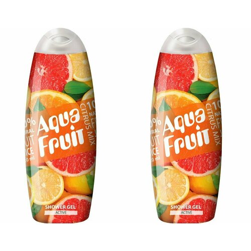 Aquafruit Гель для душа Active, 420 мл, 2 штуки