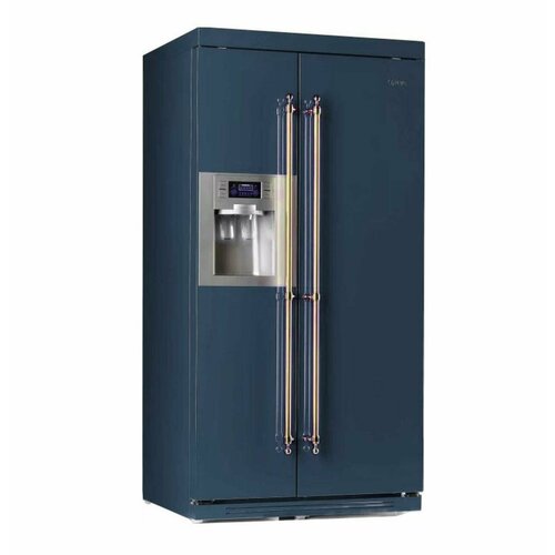 Холодильник ILVE RN 9020 SBS/MBP синий/медь