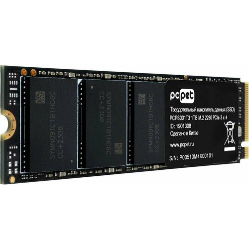 Накопитель SSD 1Tb PC PET OEM (PCPS001T3)