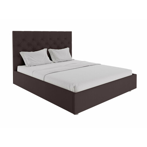 Мягкая кровать Эвора Шоколад, 120х190 (Dimax)