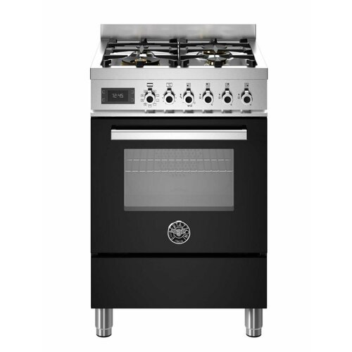 Кухонная плита Bertazzoni PRO64L1ENET черный/серебро