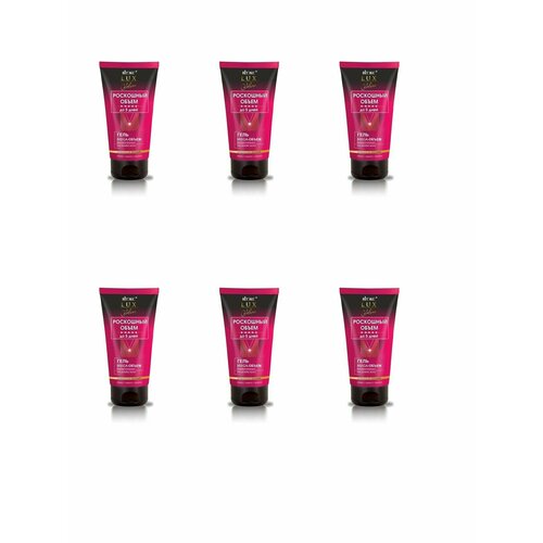 Витэкс Гель Mega-Объём LUX VOLUME Роскошный объём до 5 дней для укладки волос,150 мл, 6 шт