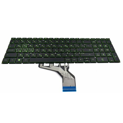 Клавиатура для HP Pavilion Gaming 15-cx0126ur ноутбука с подсветкой