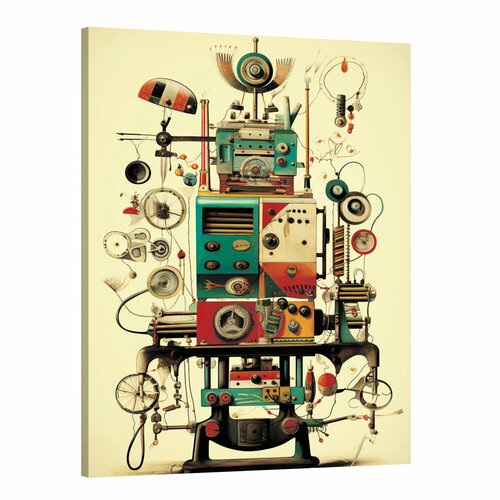 Интерьерная картина 50х70 "Странный механизм"