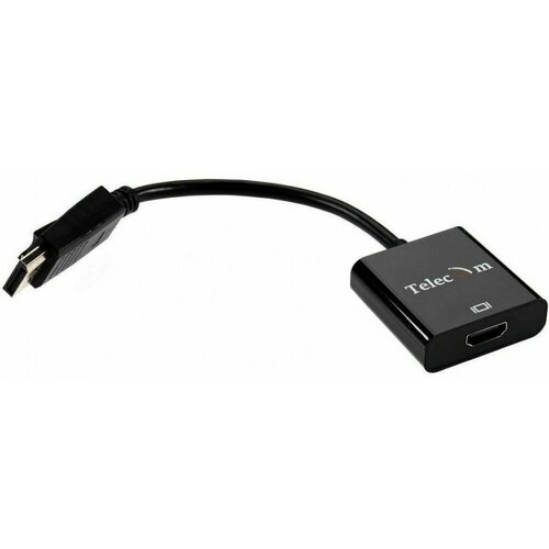 Переходник Telecom DisplayPort (M) - HDMI (F), 0.2м (TA555)