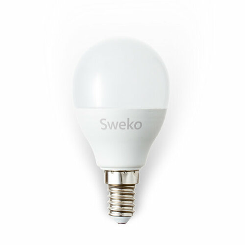 Лампа LED G45 15Вт Е14 6500К Sweko 38853
