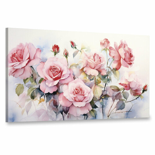 Интерьерная картина 100х60 "Розы в плену"
