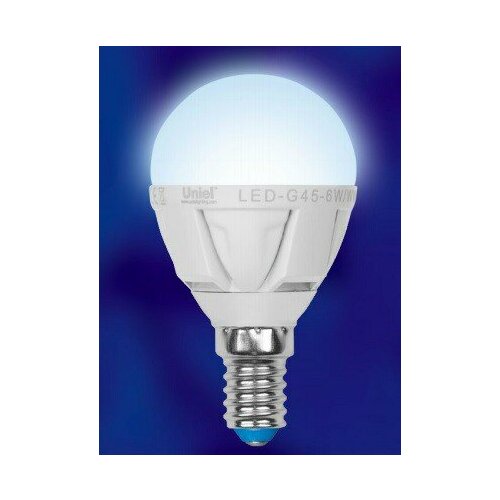Лампа светодиодная Uniel LED-G45P-5W/NW/E14/FR ALC02SL серия Crystal (115)