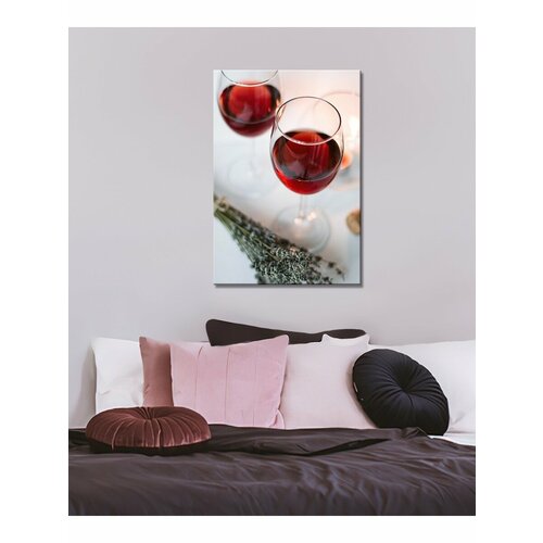 Картина на холсте с подрамником Арт вино 60х80