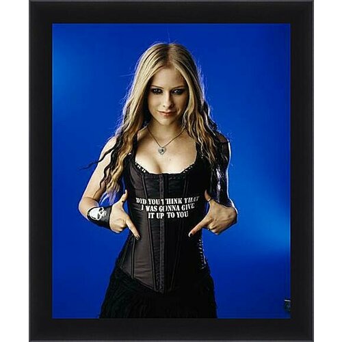 Плакат, постер на холсте Avril Lavigne-Аврил Лавин. Размер 30 х 42 см