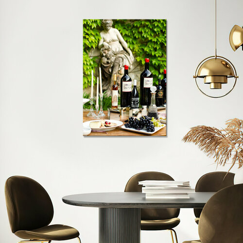 Картина/Картина на холсте для интерьера/Картина на стену/Картина для кухни/ - Красное вино 60х80