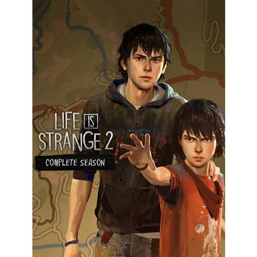 Плакат, постер на холсте Life Is Strange 2-Complete Season/игровые/игра/компьютерные герои персонажи. Размер 42 х 60 см