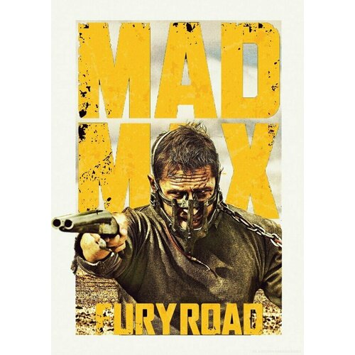 Плакат, постер на холсте Mad Max, Безумный Макс. Размер 42 х 60 см