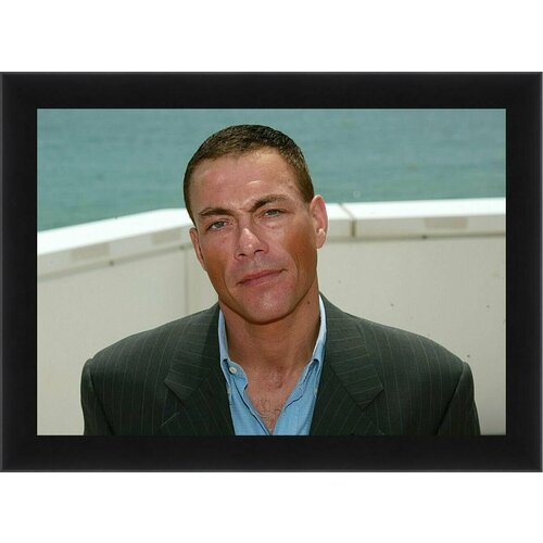 Плакат, постер на холсте Жан-Клод Ван Дамм. Jean-Claude Van Damme. Размер 21 х 30 см