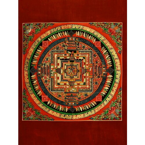 Плакат, постер на холсте Mandala/Мандала/искусство/арт/абстракция/творчество. Размер 42 х 60 см