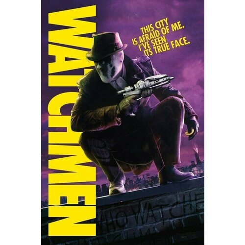 Плакат, постер на холсте Хранители (Watchmen), Зак Снайдер. Размер 21 х 30 см