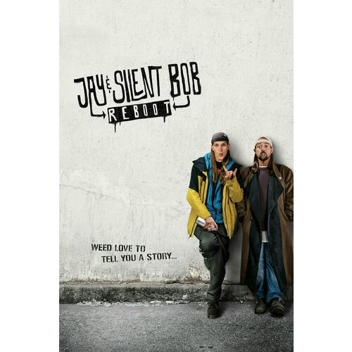 Плакат, постер на бумаге Джей и Молчаливый Боб: Перезагрузка (Jay and Silent Bob Reboot, 2019). Размер 60 х 84 см