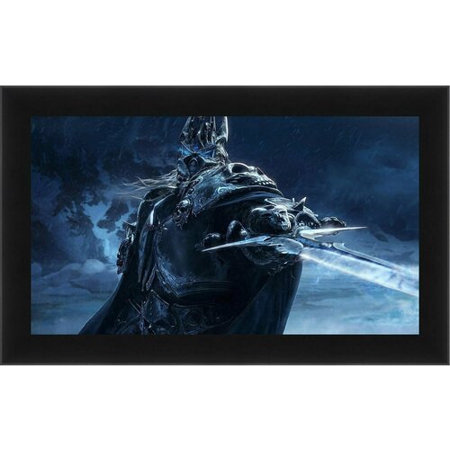 Плакат, постер на холсте World Of Warcraft. Размер 60х84 см