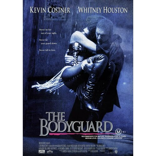 Плакат, постер на бумаге Телохранитель (The Bodyguard, 1992г). Размер 60 х 84 см