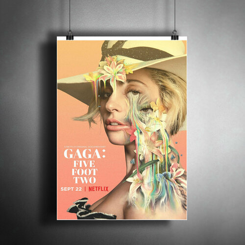 Постер плакат для интерьера "Американская певица Lady Gaga (Леди Гага)" / A3 (297 x 420 мм)