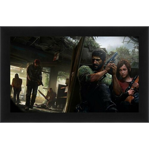 Плакат, постер на холсте The Last Of Us. Размер 21х30 см