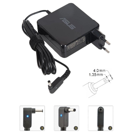 Зарядное устройство для ноутбука Asus VivoBook K543UB, 19V - 2,37А, 45 Вт (Штекер: 4.0-1.35мм) Квадратный