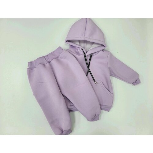 Комплект одежды МИЛАНА, размер 98, розовый, фиолетовый