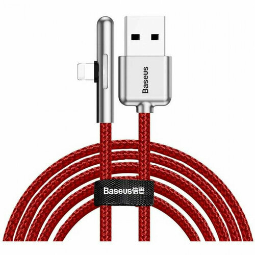 Кабель USB - 8 pin Baseus Iridescent, 2.0м, 1.5A, цвет: красный